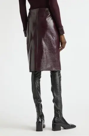 COURREGES Vinyl Skirt
