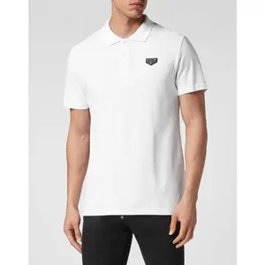 Philipp Plein Slim Fit Polo Shirt Ss Comfort - White
