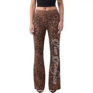 True Religion Crystal Lace Waist Bootcut Pants