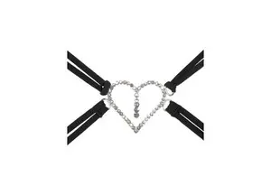 LASCANA Strappy Heart Push Up Bra - Black