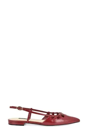 Nine West Harra Pointed Toe Flat - Medium Med