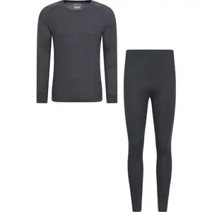 Mountain Warehouse Talus Thermal Base Layer Set - Charcoal