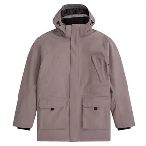 ANIMAL Jesper Logo Parka Jacket - Brown