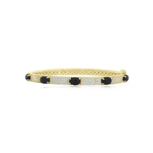 THE LOVERY Fine Jewelry Bangle - Onyx
