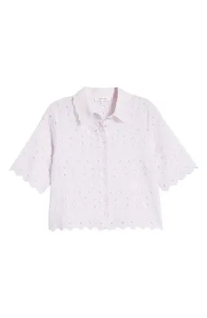FRAME The Paisley Eyelet Shirt
