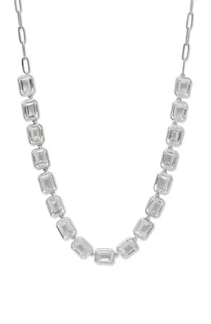 Anzie Cléo Topaz Necklace - Silver