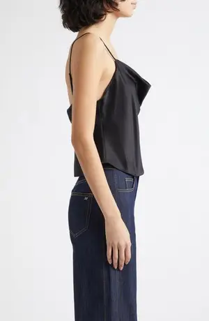 Cinq À Sept Marta Silk Cami - Black