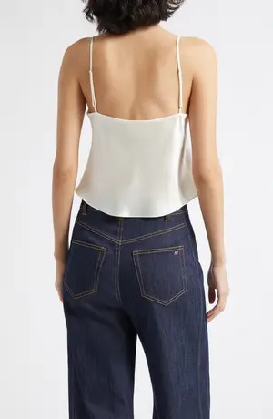 Cinq À Sept Petit Marta Silk Cami - Ivory