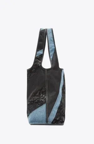 3.1 Phillip Lim Lace Patchwork Denim Market Tote