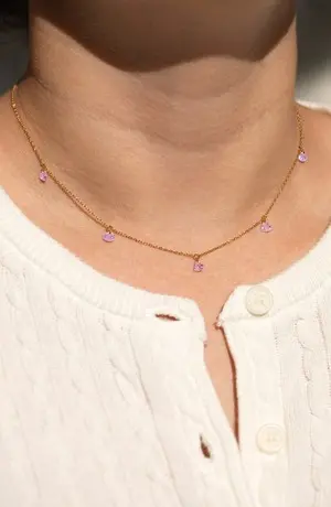 GIRLS CREW Heart Station Necklace