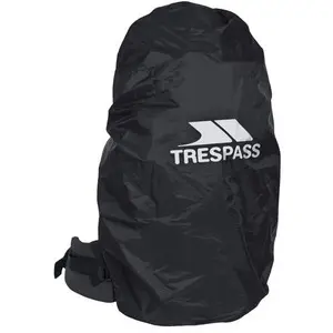 TRESPASS Rain Waterproof Knapsack Cover - Black