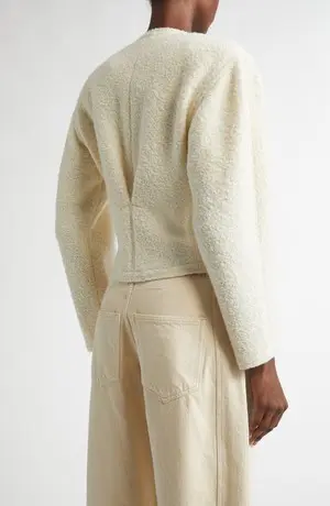 Isabel Marant Étoile Suna Asymmetrical Virgin Wool Blend Jacket