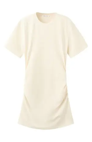 Mango Lennon T-shirt Dress - Vanilla