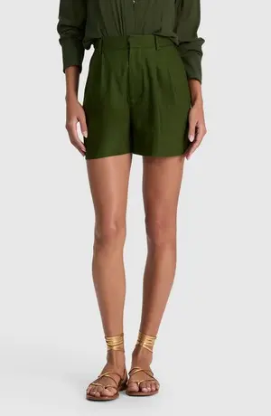 Alice + Olivia Conry Relaxed High Waist Shorts