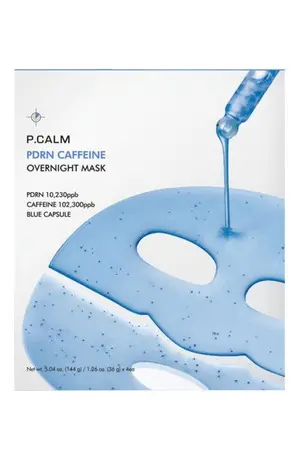 P.CALM Pdrn Caffeine Overnight Mask 4-pack - No Color