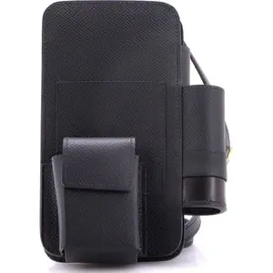 Hermès Hermesway Phone Case Crossbody Bag Epsom - Black