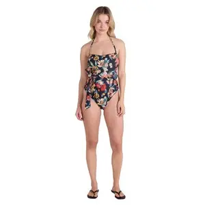 ANIMAL Belted Bandeau One Piece Bathing Suit