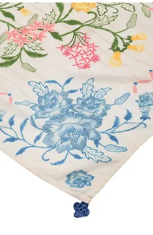 Agua Bendita Marine Bleu Floral Pareo Cover-up
