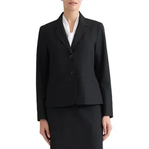 KASPER Two-button Blazer With Stretch - Black