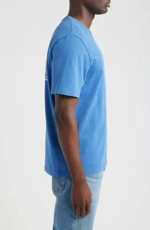 WAX LONDON Dean Sailing Map Graphic Cotton T-shirt