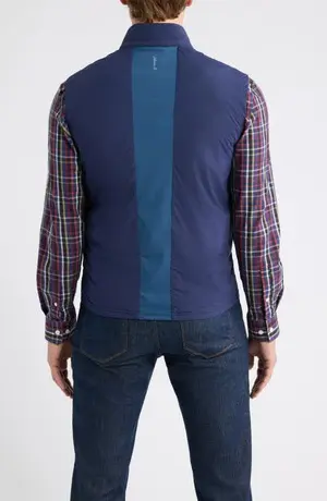 Johnnie-o Flex Zip Front Stretch Vest - Navy