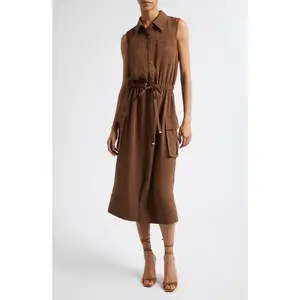 Ramy Brook Payton Sleeveless Shirtdress