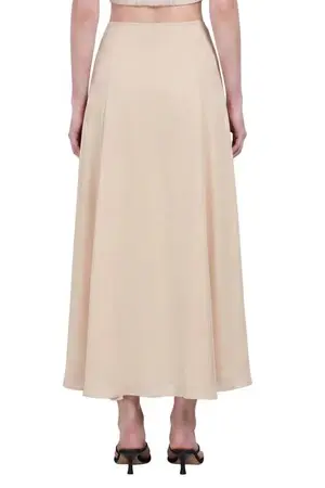 PCFG Lace Panel Maxi Skirt
