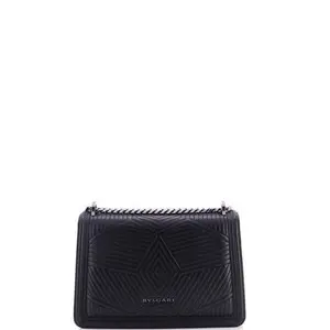 BVLGARI Serpenti Forever Shoulder Bag Quilted Leather