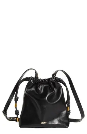 Isabel Marant Étoile Silven Mini Leather Tote - Black