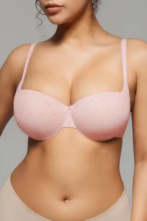 POPILUSH Balconette Underwire Push-up Bra - Blush