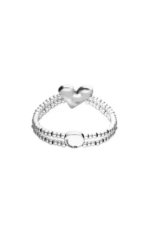 UNODE50 Sterling Plated Bracelet With Heart Detail