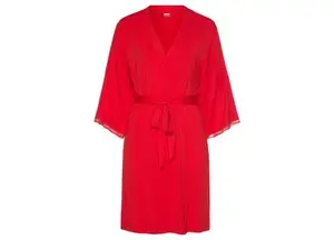 LASCANA Lace Trim Robe