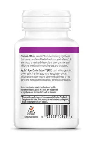 KYOLIC Aged Garlic Extract Formula 108, Total Heart Health
