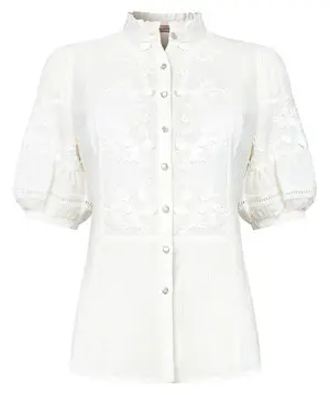 JOE BROWNS Lace Embroidered Broderie Anglaise Blouse