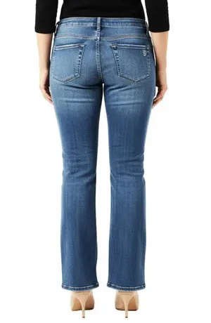 SLINK JEANS High Waist Ankle Flare Jeans