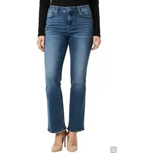 SLINK JEANS High Waist Ankle Flare Jeans - Calantha