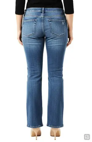 SLINK JEANS High Waist Ankle Flare Jeans