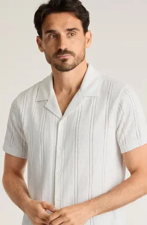 Bonobos Stretch Pointelle Cabana Shirt