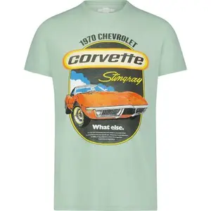 Lucky Brand Corvette Graphic T-shirt - Grayed Jade