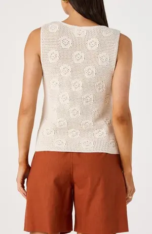 Astr The Label Maverick Crochet Tank