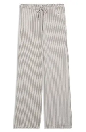 PUMA Ribbed Wide Leg Pants