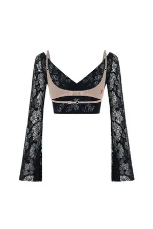 PCFG The Party Edit Lace Body With Contrast Bust Panel