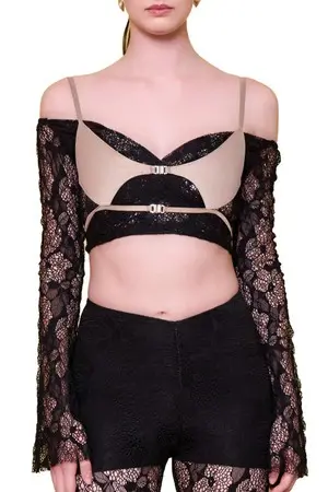 PCFG The Party Edit Lace Body With Contrast Bust Panel