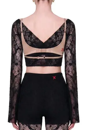 PCFG The Party Edit Lace Body With Contrast Bust Panel