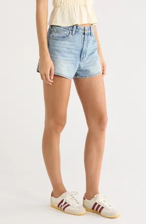 PACSUN Ivy High Waist Andy Denim Shorts