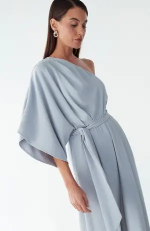 BWLDR Mona Asymmetrical Wide-leg Jumpsuit