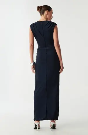 BWLDR Sami Maxi Dress - Navy Blue