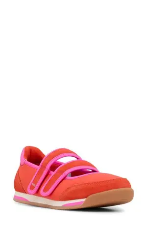 Keds® Revival Mary Jane Sneaker - Red/fuchsia
