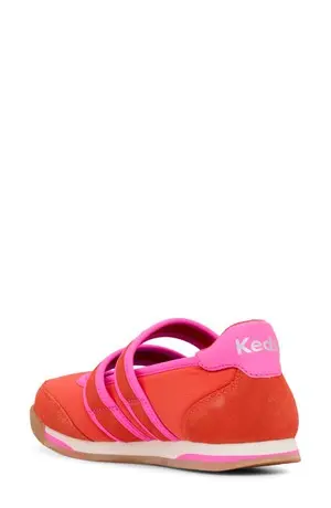 Keds® Revival Mary Jane Sneaker - Red/fuchsia