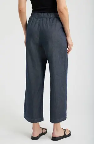 Eileen Fisher Wide Leg Ankle Pants